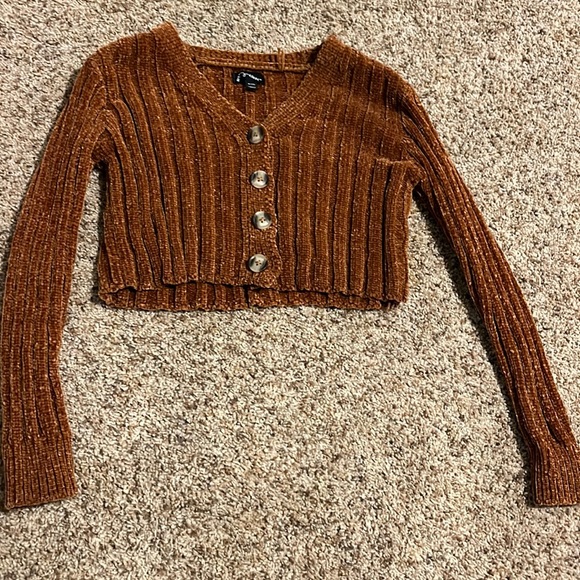 art class | Jackets & Coats | Orange Girls Knit Sweater | Poshmark